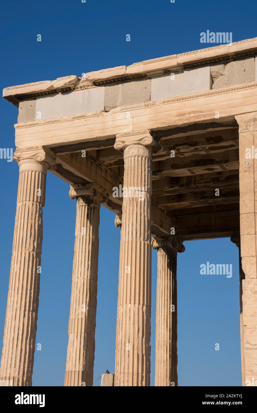 Acropolis of Athens temple in Athens in Greece Stock Photo - Alamy