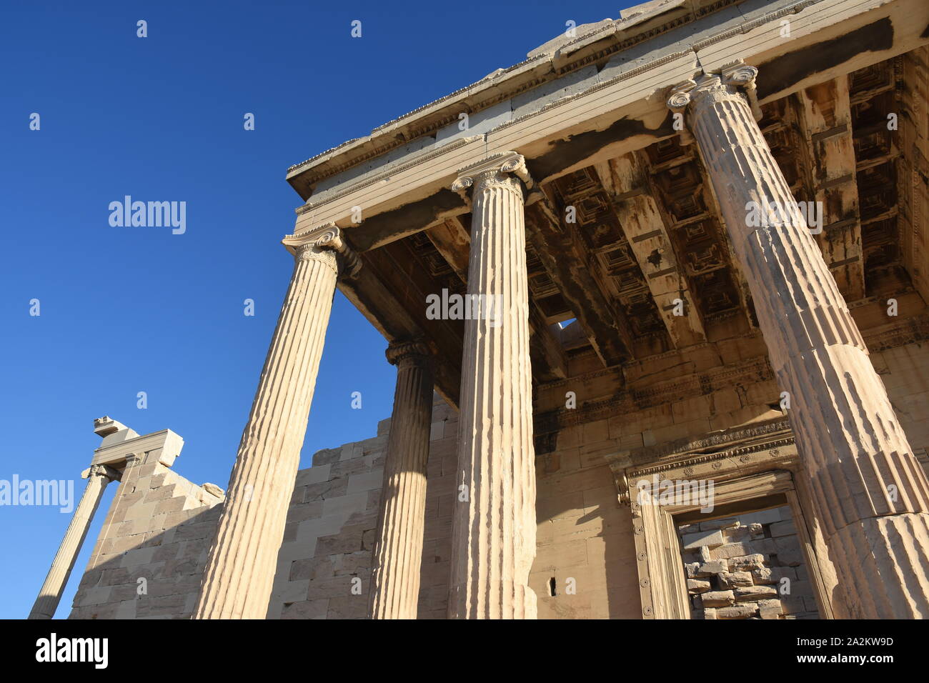 Acropolis of Athens temple in Athens in Greece Stock Photo - Alamy