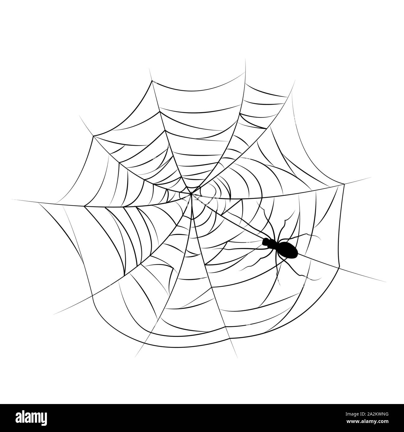 Spider shape Stock Vector Images - Alamy