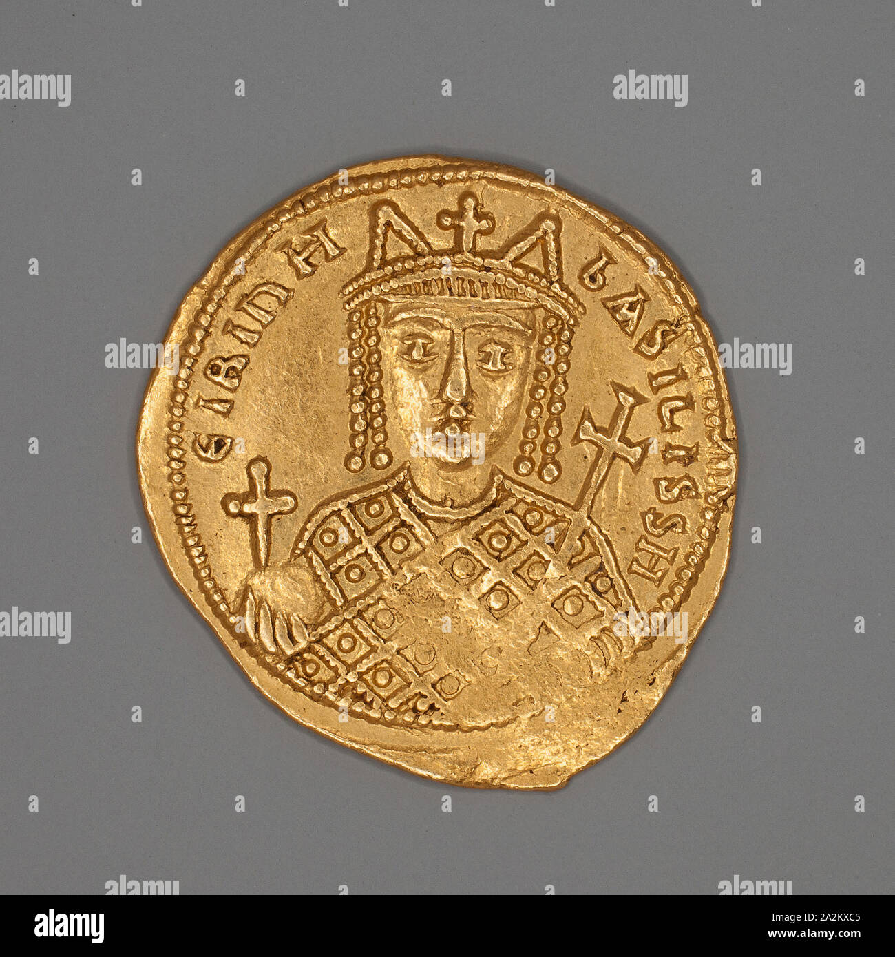 Solidus (Coin) of Empress Irene, 797/802, Byzantine, minted in ...