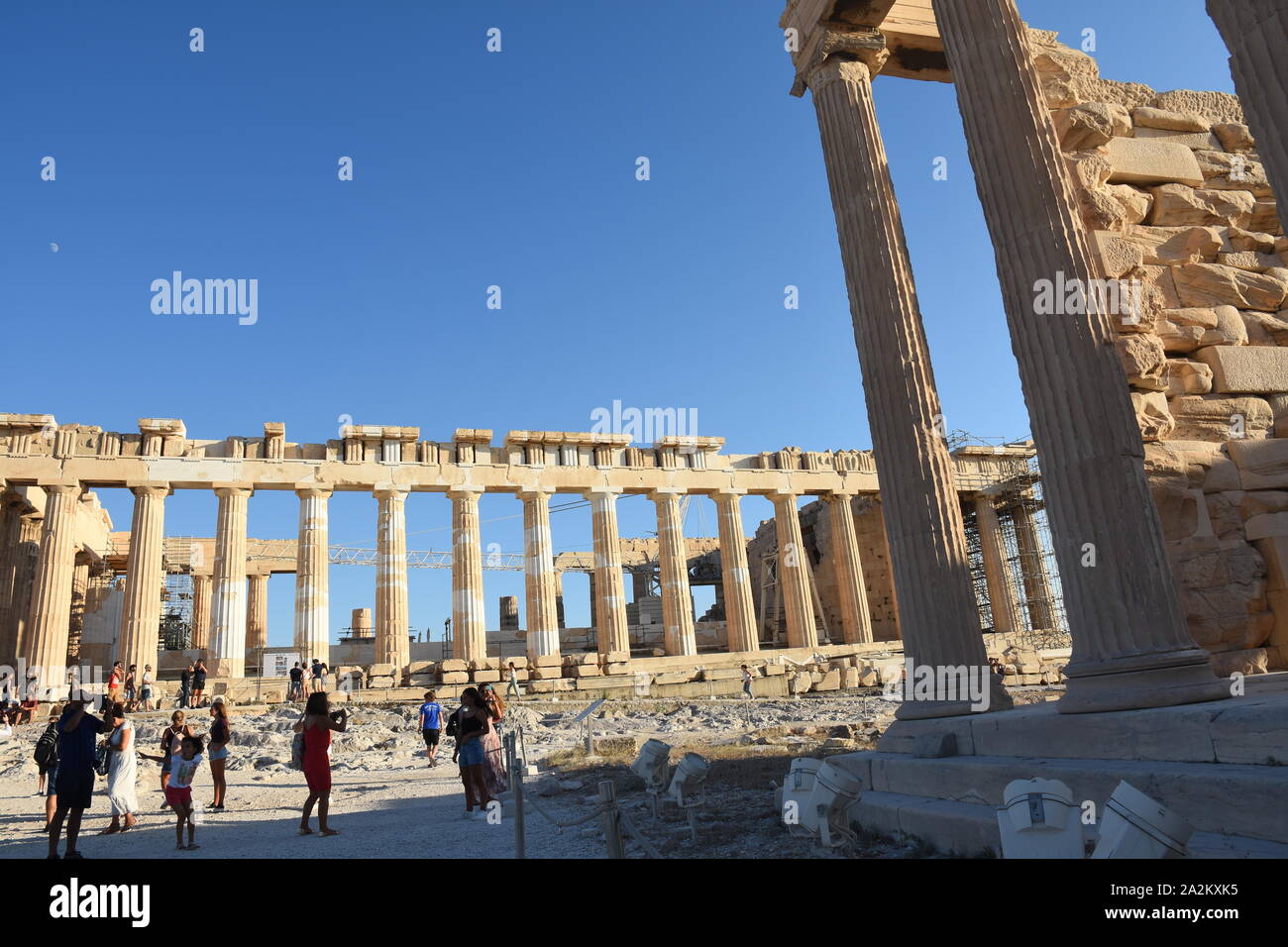 Acropolis of Athens temple in Athens in Greece Stock Photo - Alamy