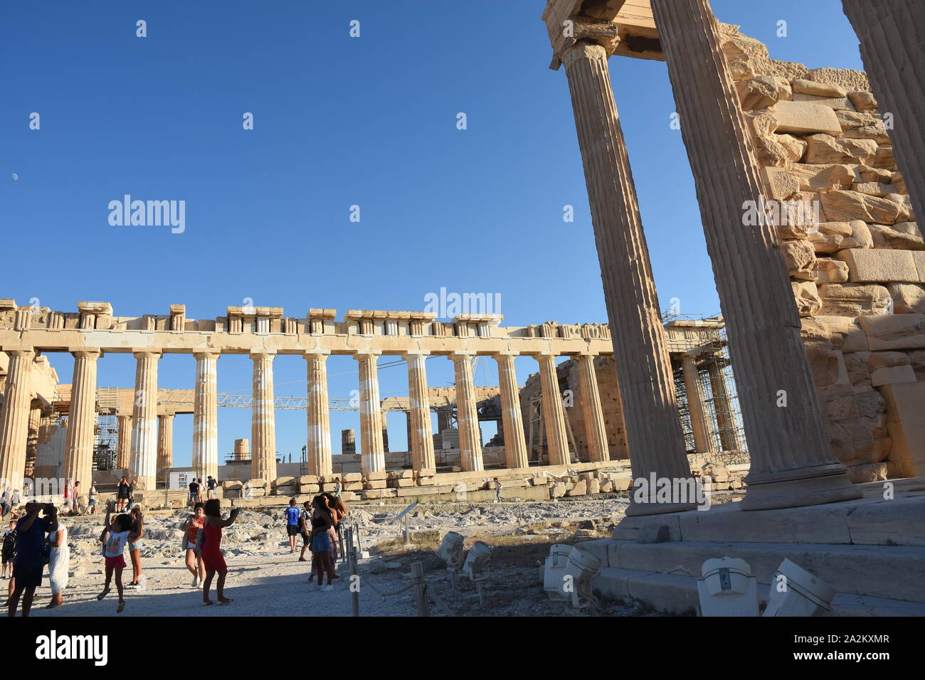 Acropolis of Athens temple in Athens in Greece Stock Photo - Alamy