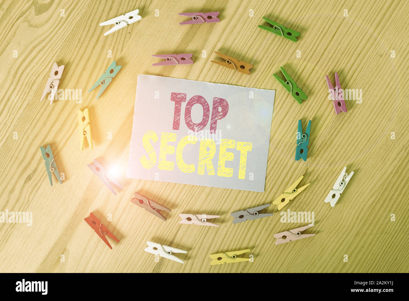 Handwriting text Top Secret. Conceptual photo telling someone important ...