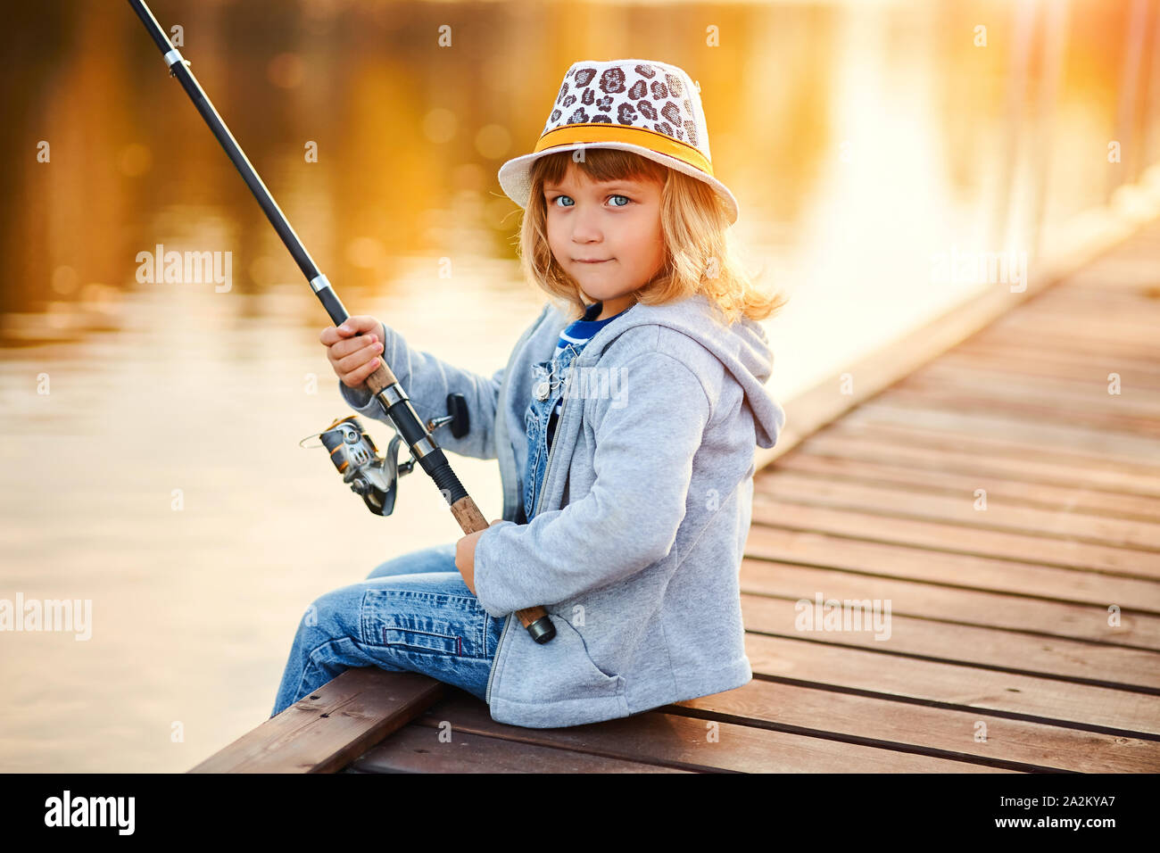 Little Girl Fishing