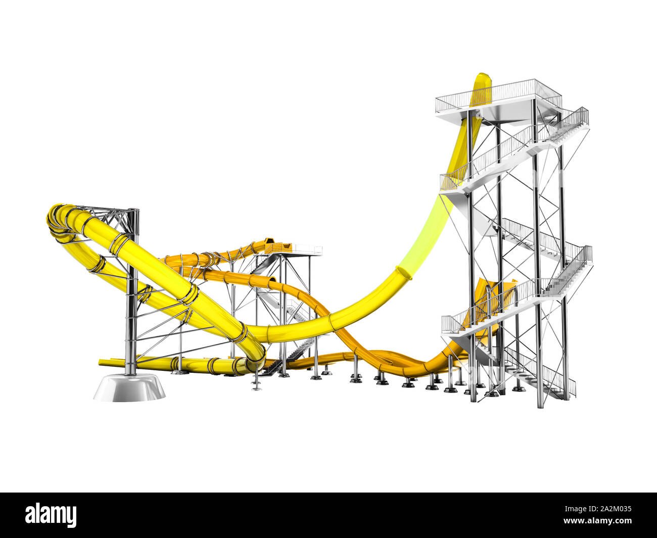 3d roller coaster ride Cut Out Stock Images & Pictures - Alamy