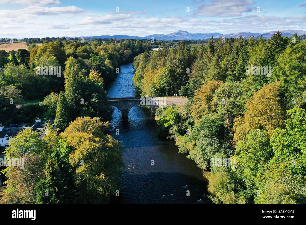Aerial drone of river hi-res stock photography and images - Alamy