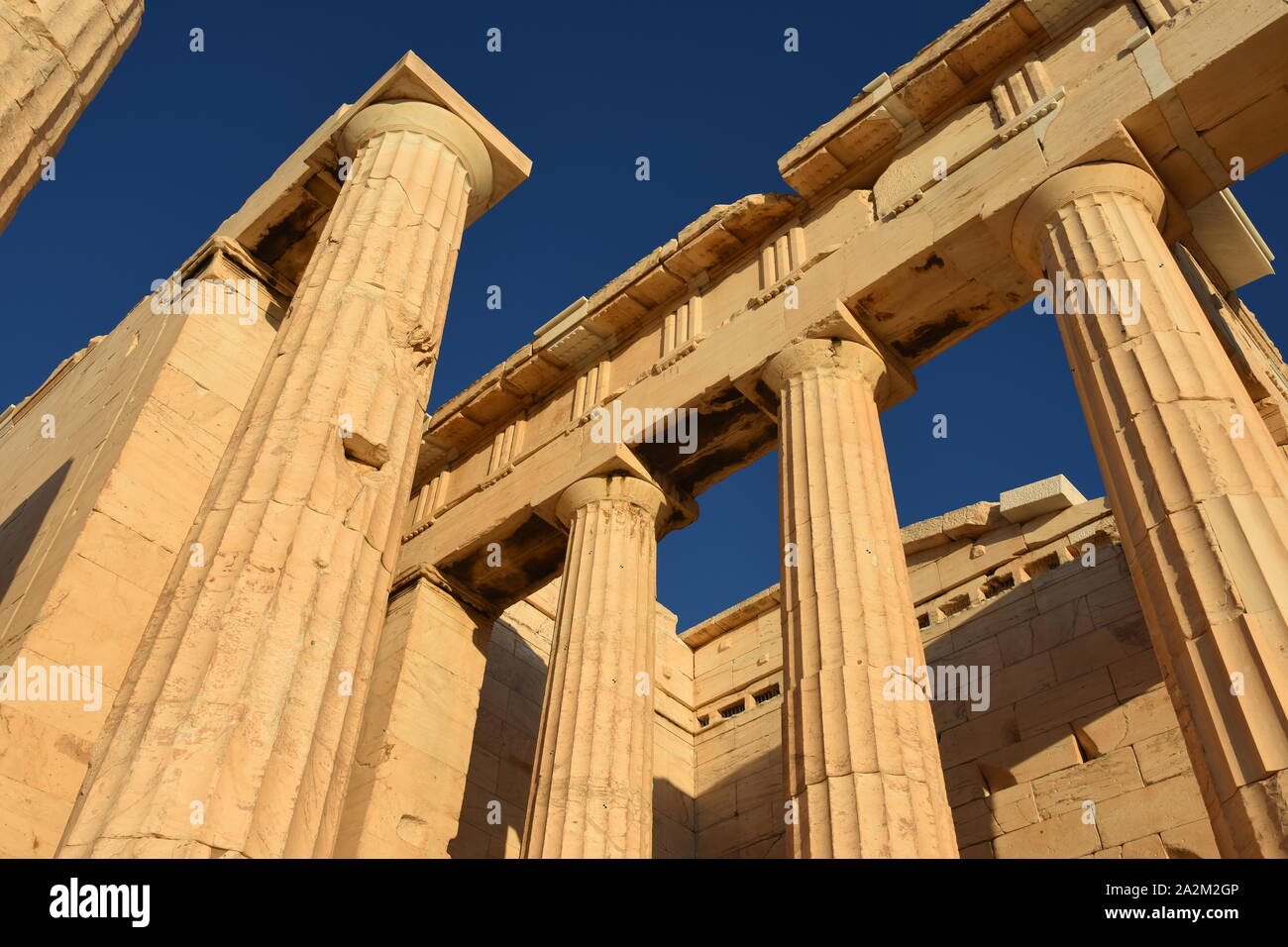 Acropolis of Athens temple in Athens in Greece Stock Photo - Alamy