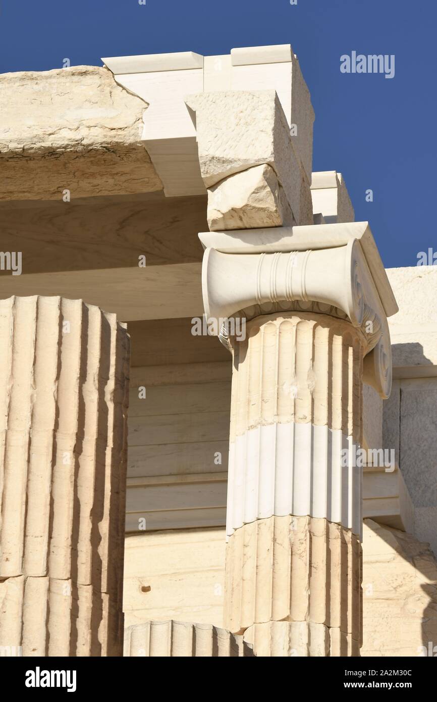 Acropolis of Athens temple in Athens in Greece Stock Photo - Alamy