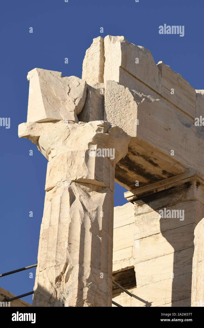 Acropolis of Athens temple in Athens in Greece Stock Photo - Alamy