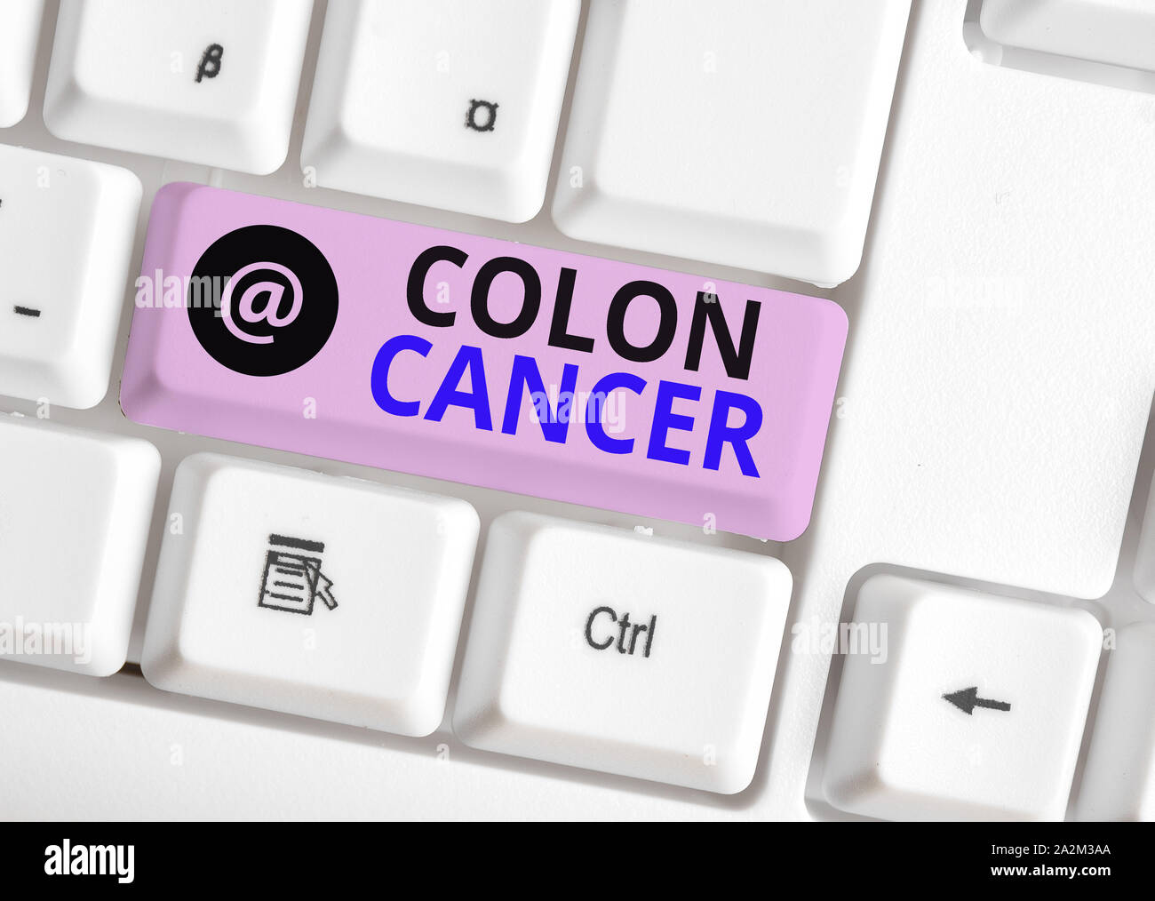 Word writing text Colon Cancer. Business photo showcasing the ...