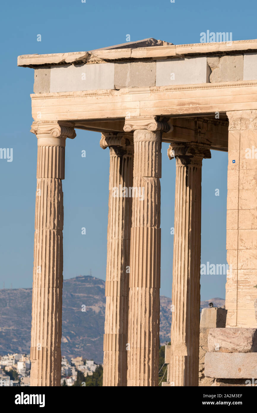 Acropolis of Athens temple in Athens in Greece Stock Photo - Alamy