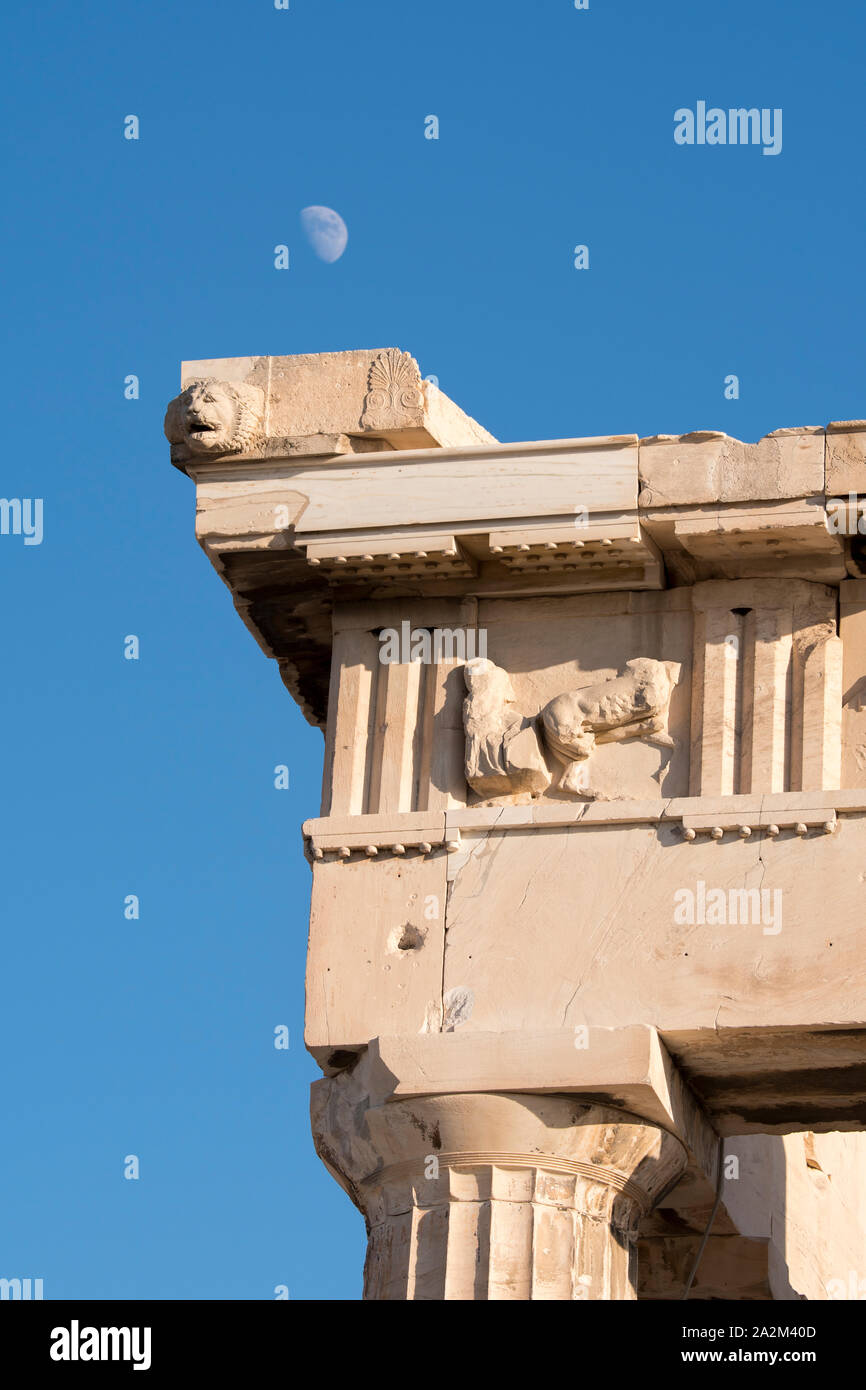 Acropolis of Athens temple in Athens in Greece Stock Photo - Alamy
