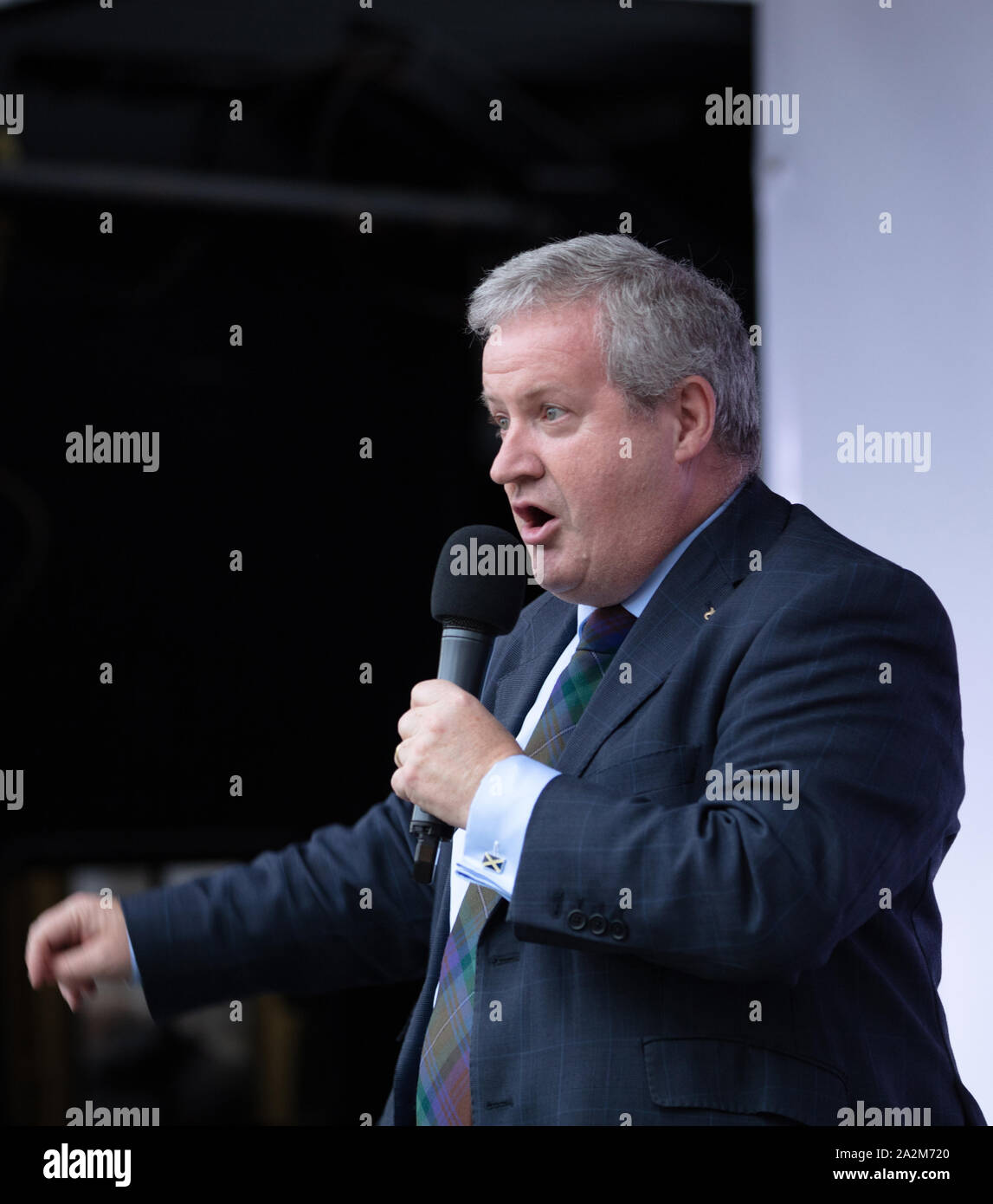 London, UK. 4th September 2019. Ian Blackford MP, British politician ...