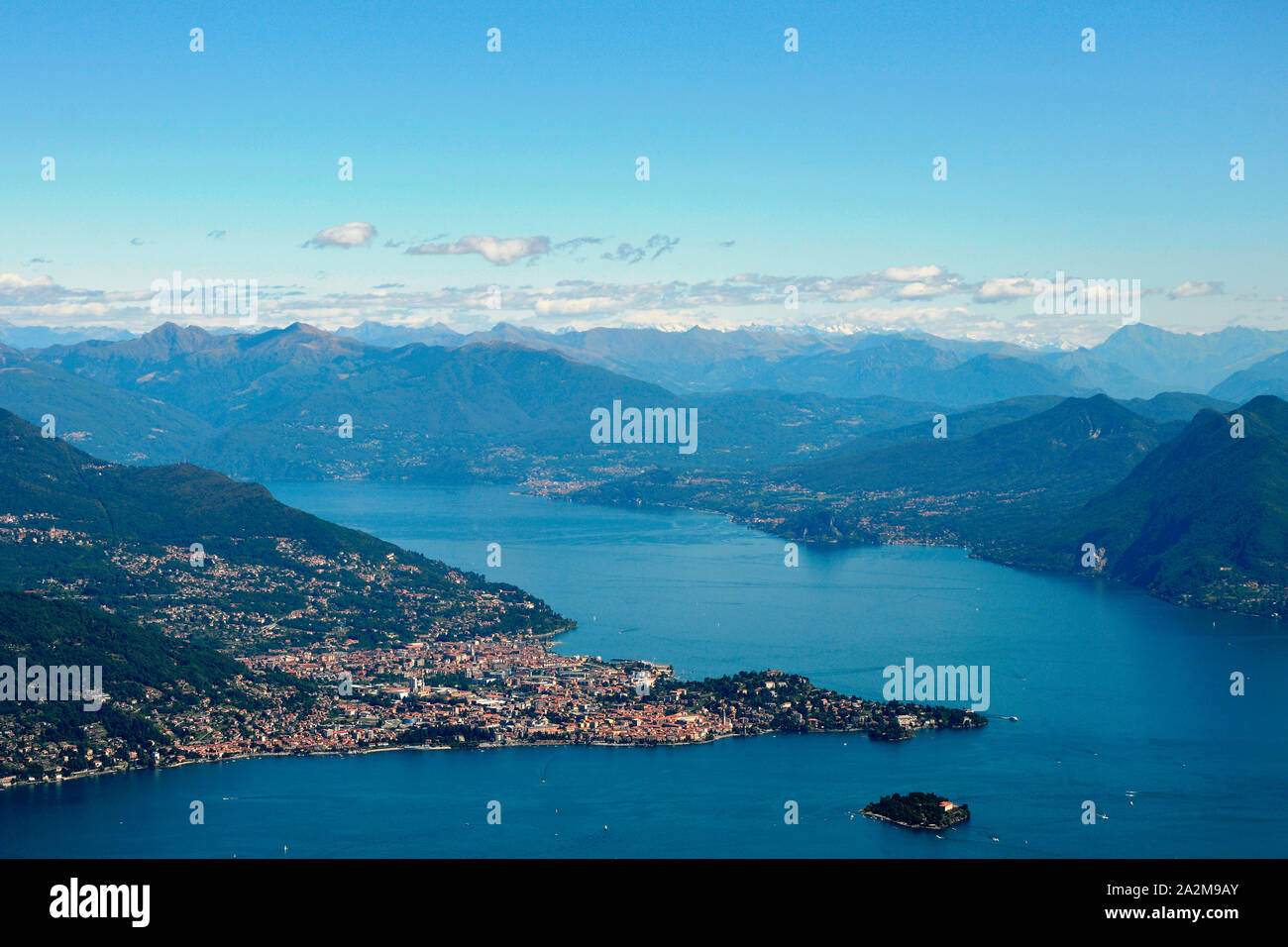 Italy, view from Mottarone Stock Photo - Alamy