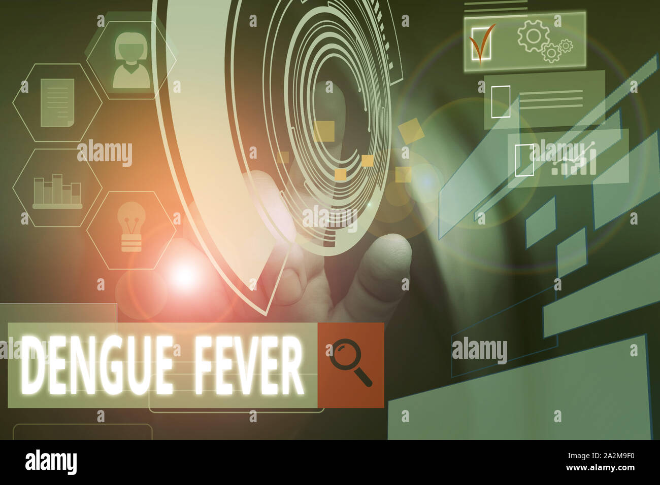 Handwriting text writing Dengue Fever. Conceptual photo infectious ...