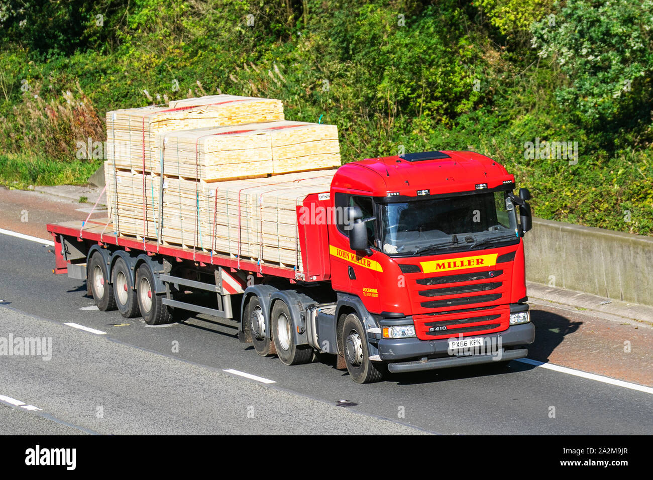 Flatbed Truck Flatbed Articulated Lorry High Resolution Stock ...