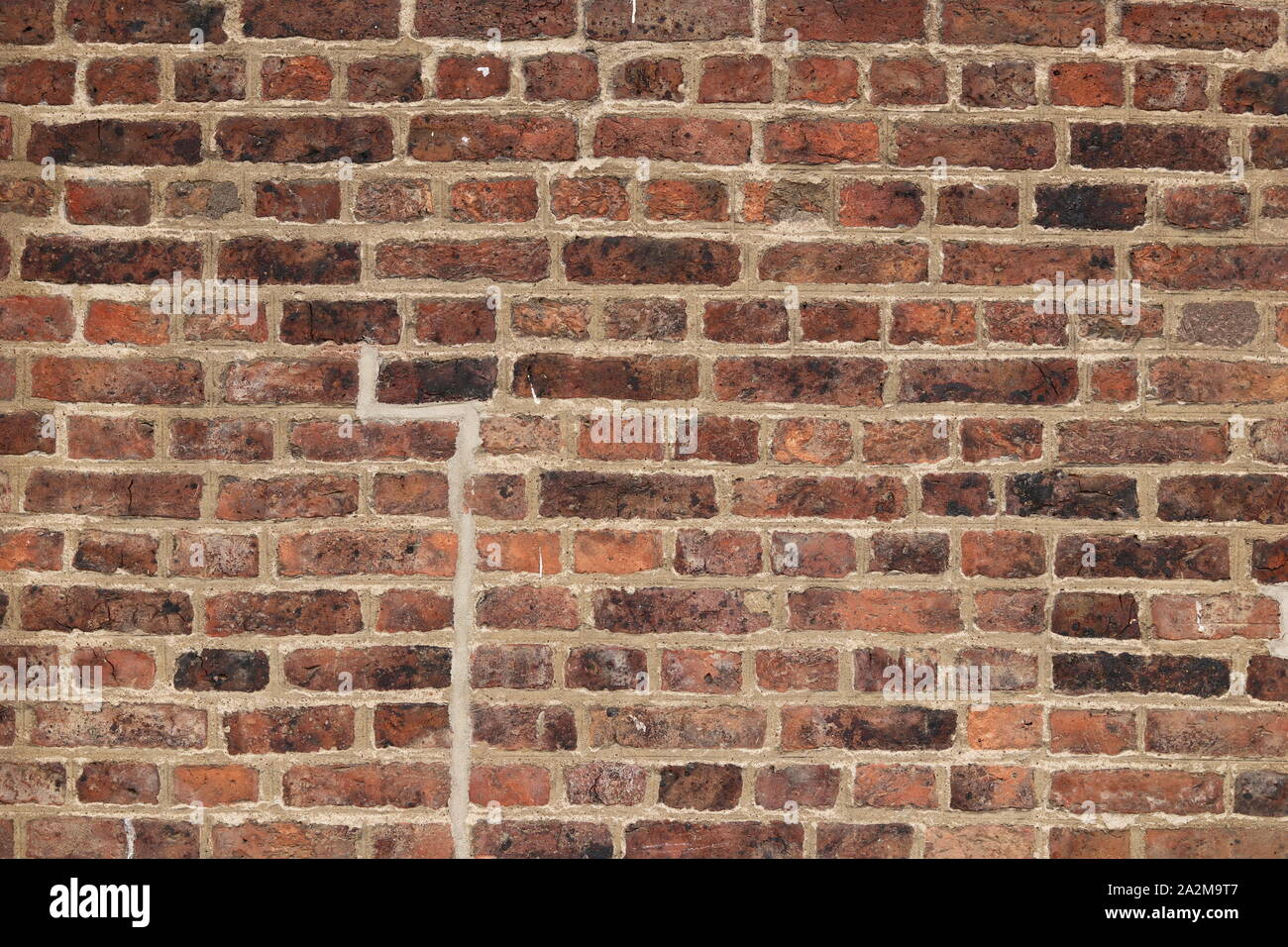 An old English red brick wall Stock Photo - Alamy