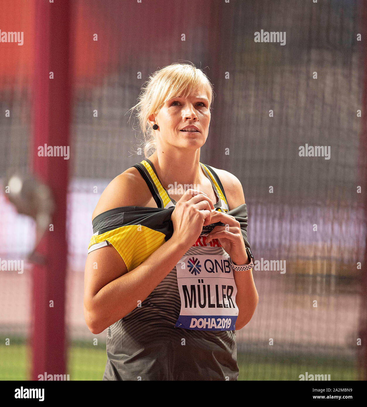 Doha, Katar. 02nd Oct, 2019. Nadine MUELLER (MuÌller) (Germany ...
