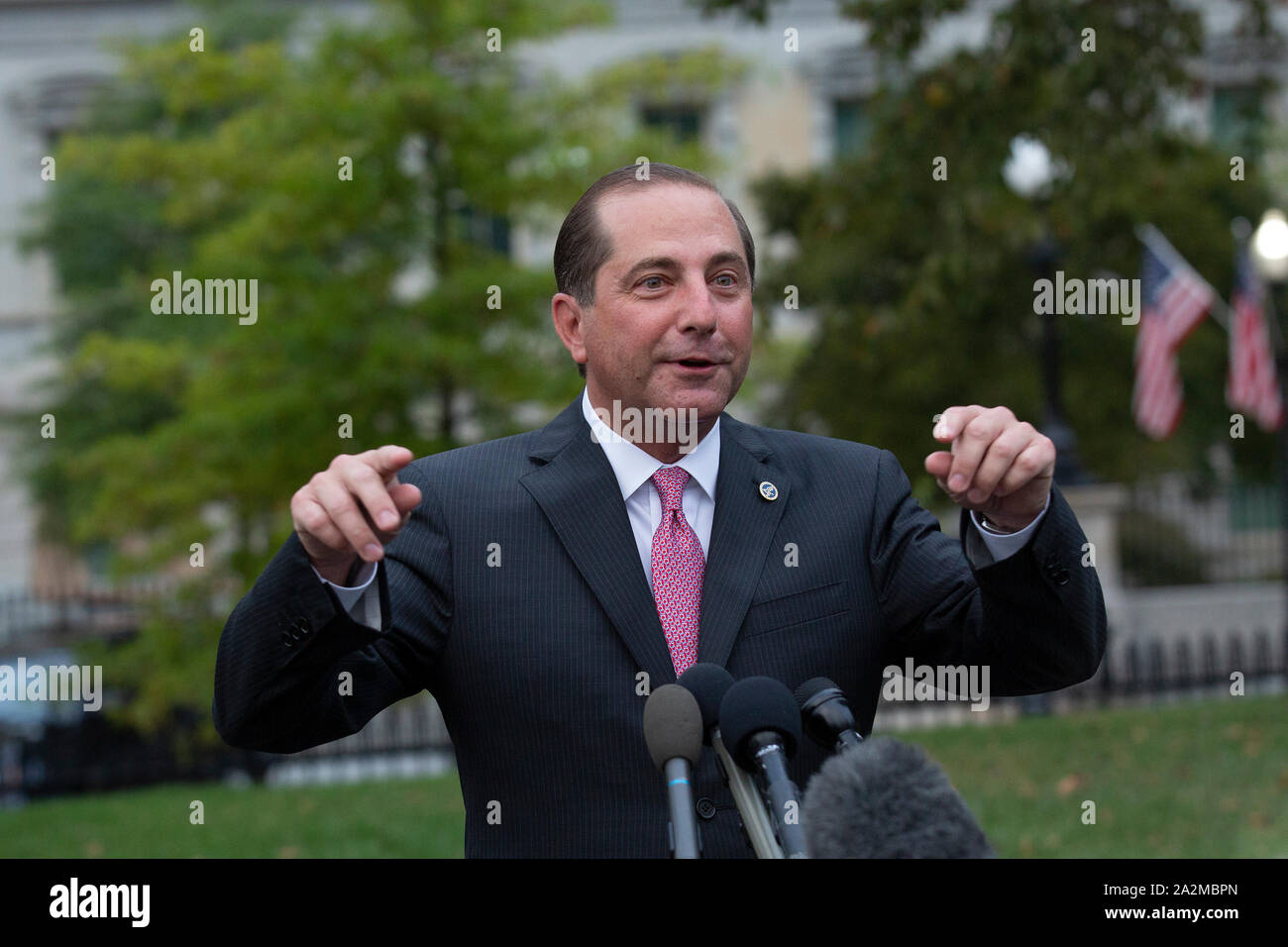 United States Secretary of Health and Human Services (HHS) Alex Azar ...