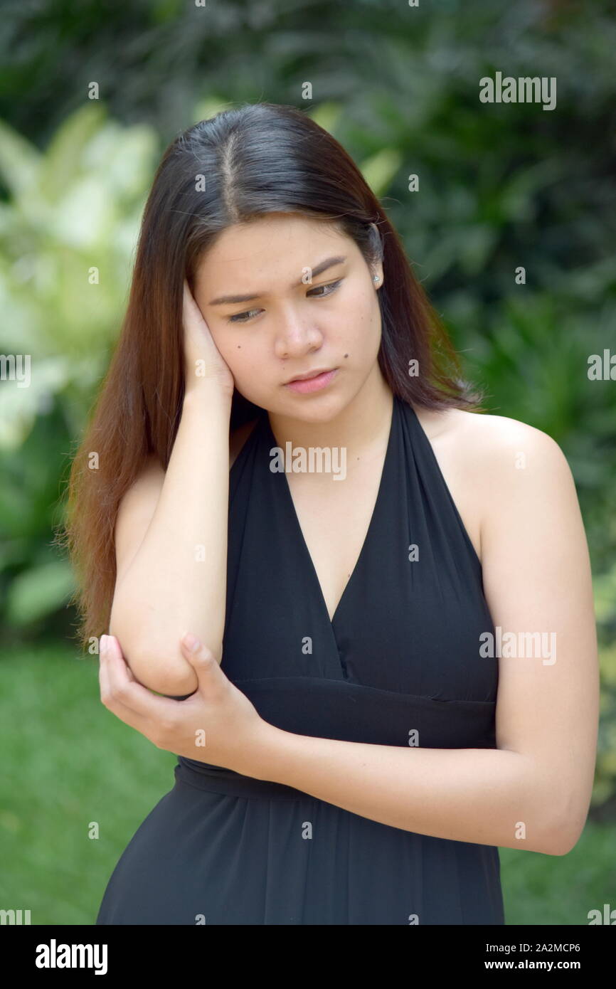 Portrait sad cute woman hi-res stock photography and images - Alamy