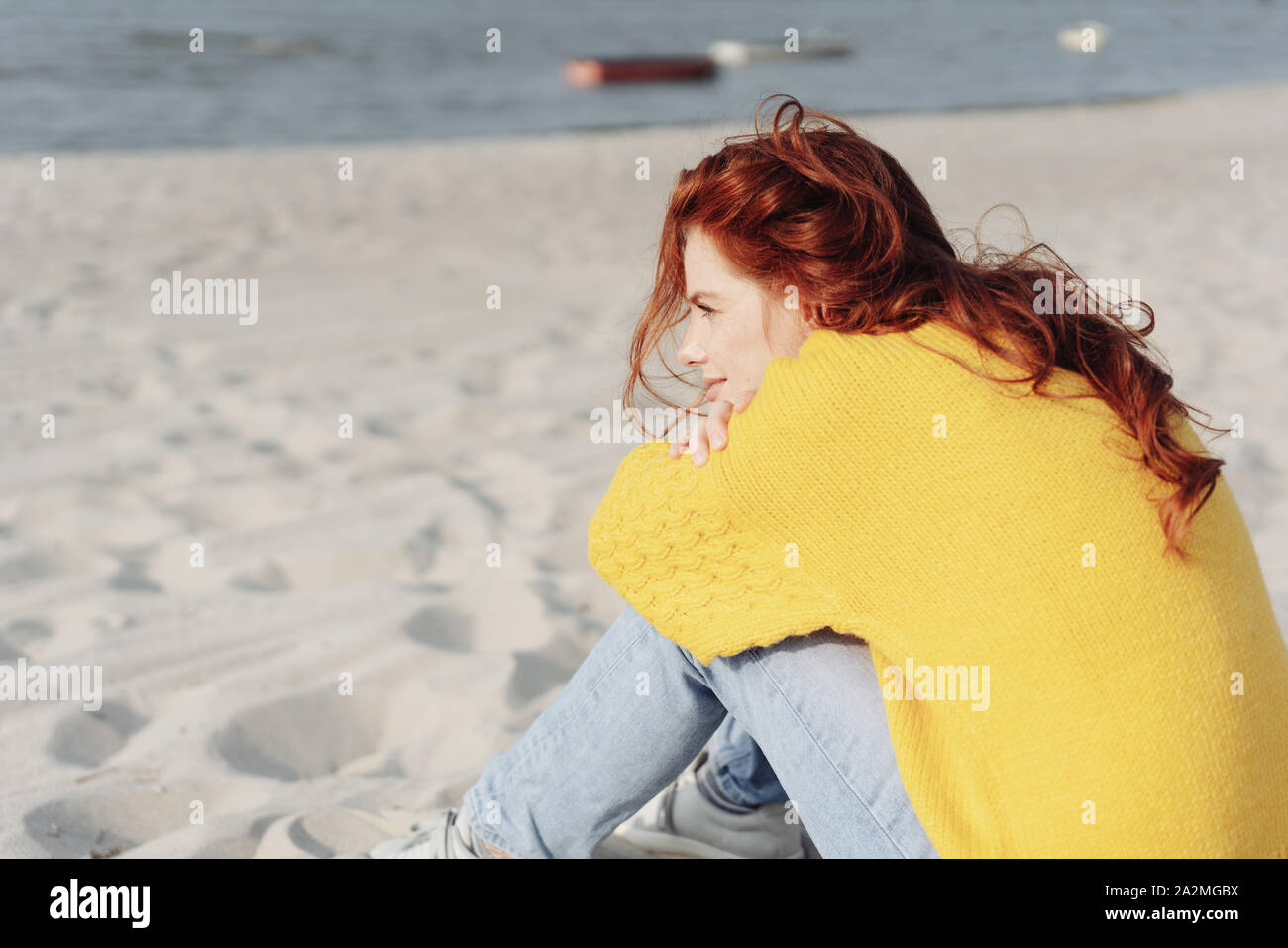 Sitting staring watching observing hi-res stock photography and images ...