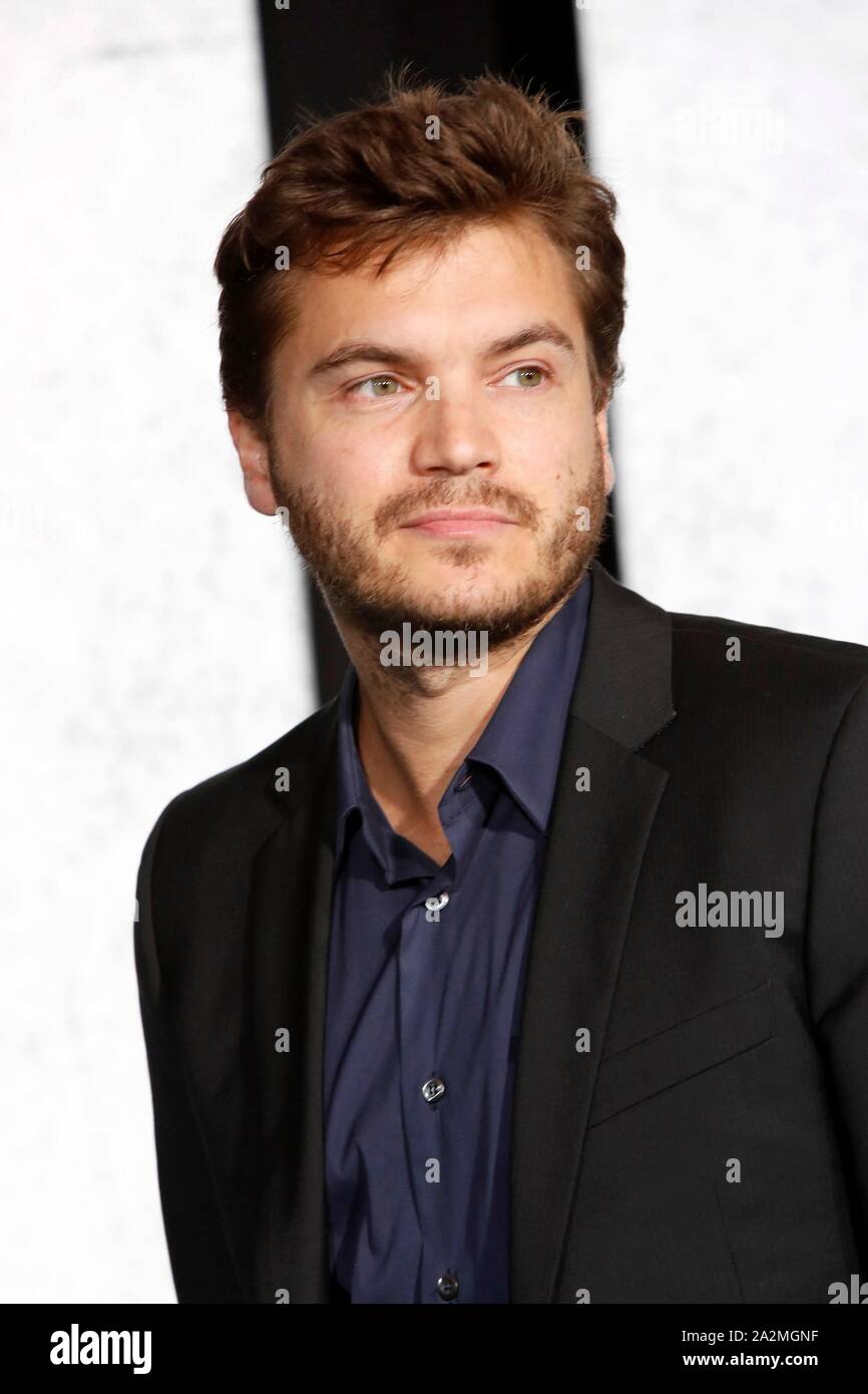 Los Angeles, CA. 28th Sep, 2019. Emile Hirsch at arrivals for JOKER ...