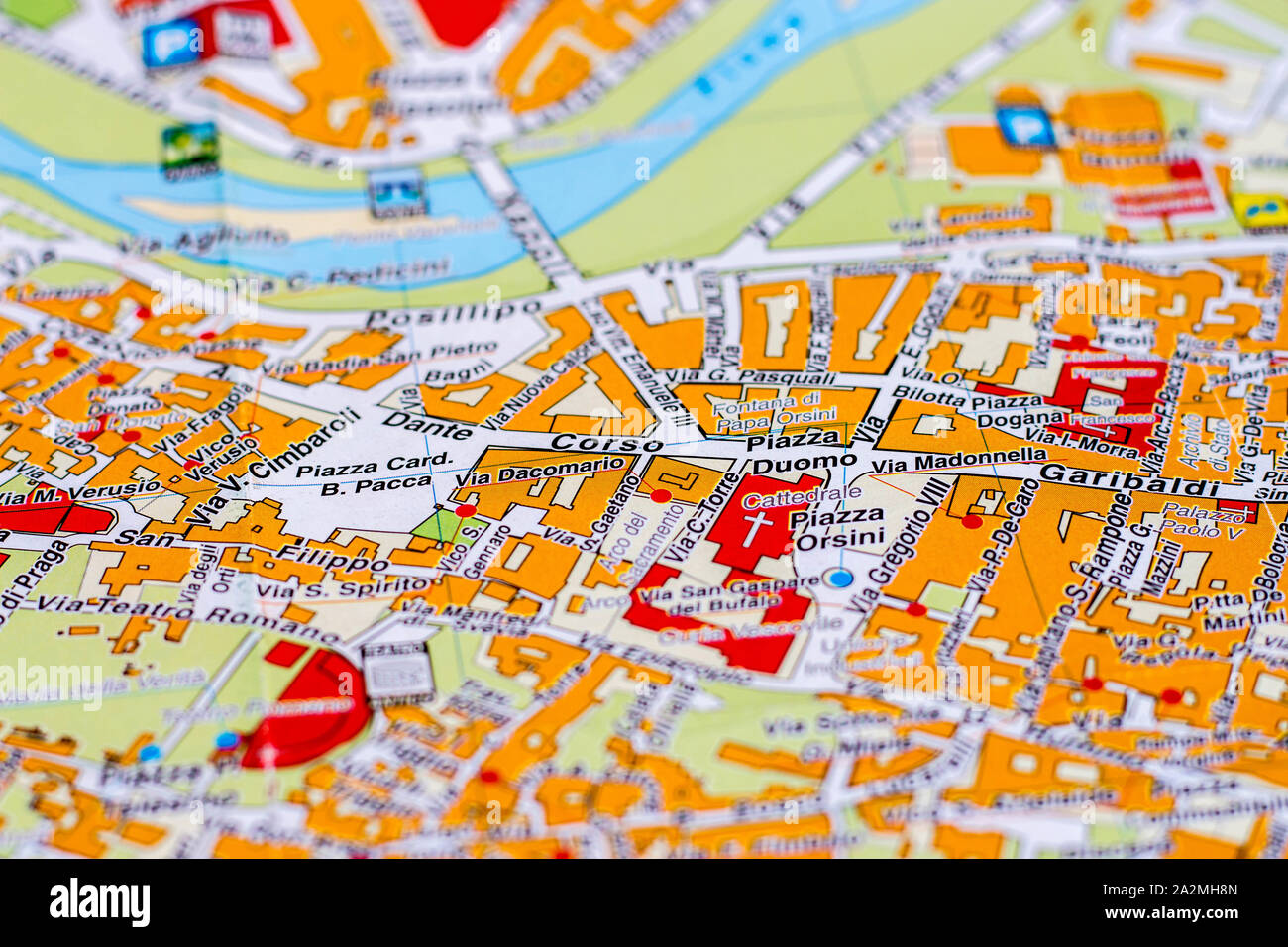 Map of benevento hi-res stock photography and images - Alamy