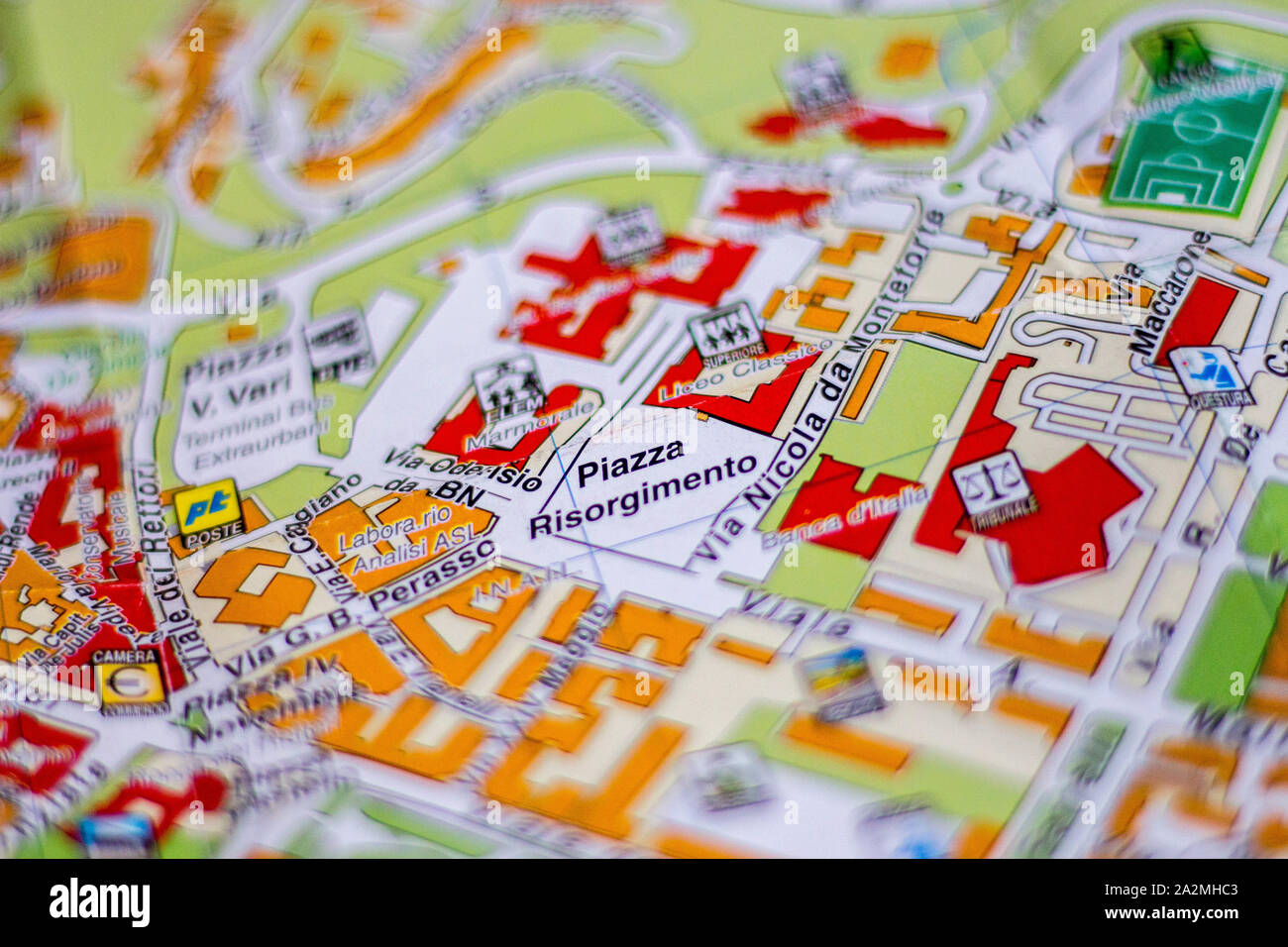 Map of benevento hi-res stock photography and images - Alamy