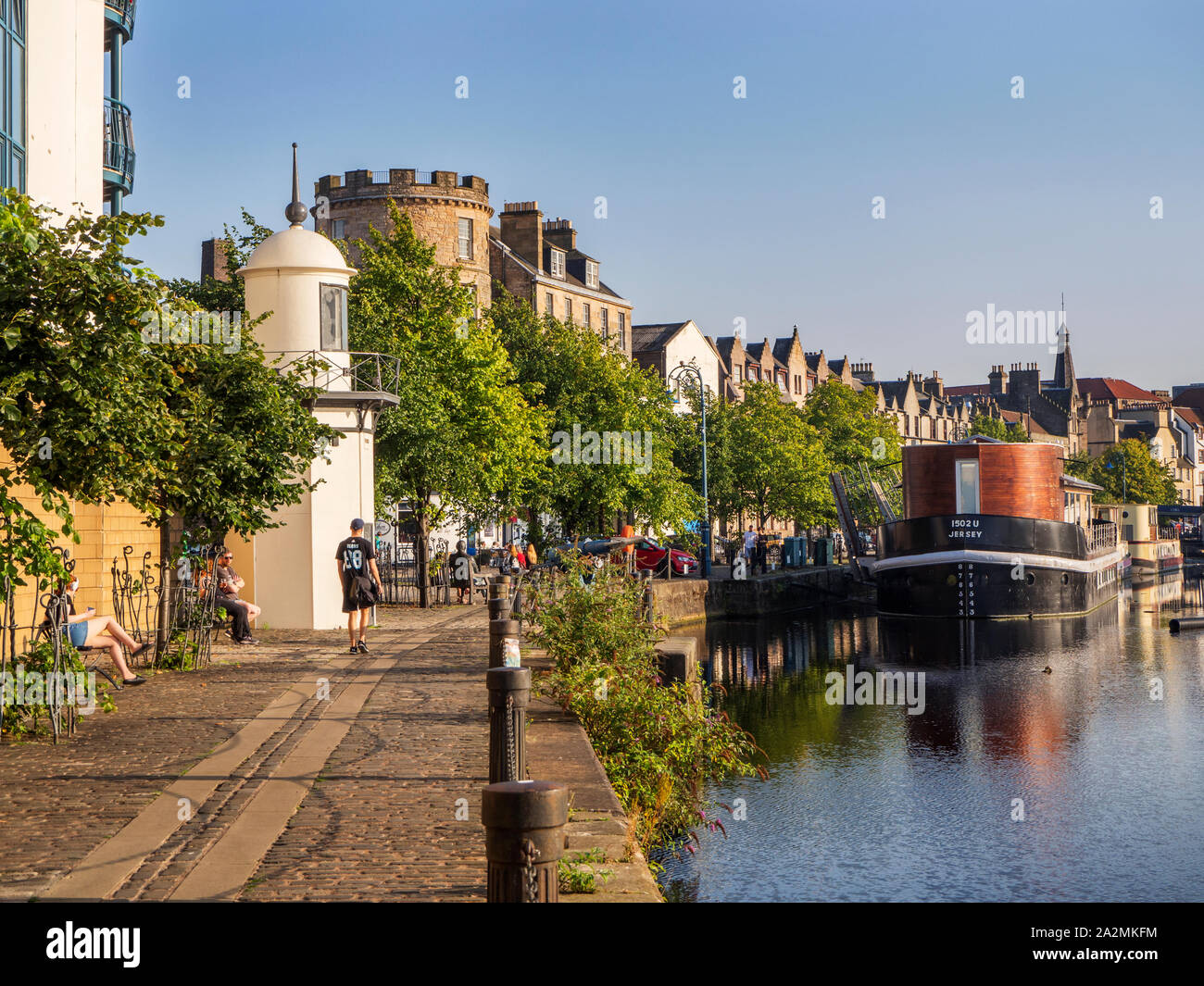 Leith dock edinburgh hi-res stock photography and images - Alamy