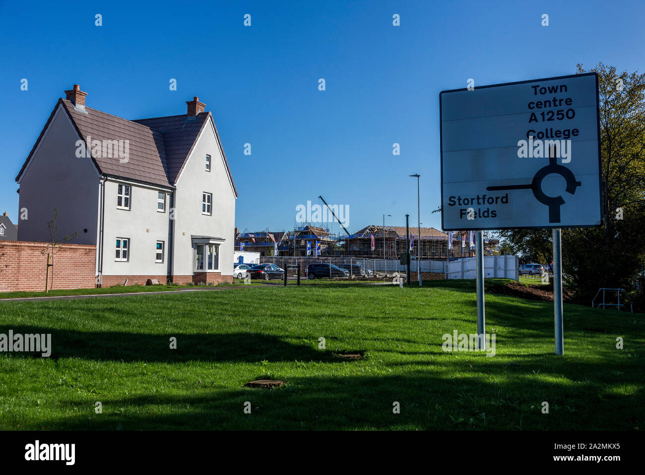 Stortford fields housing development hi-res stock photography and ...