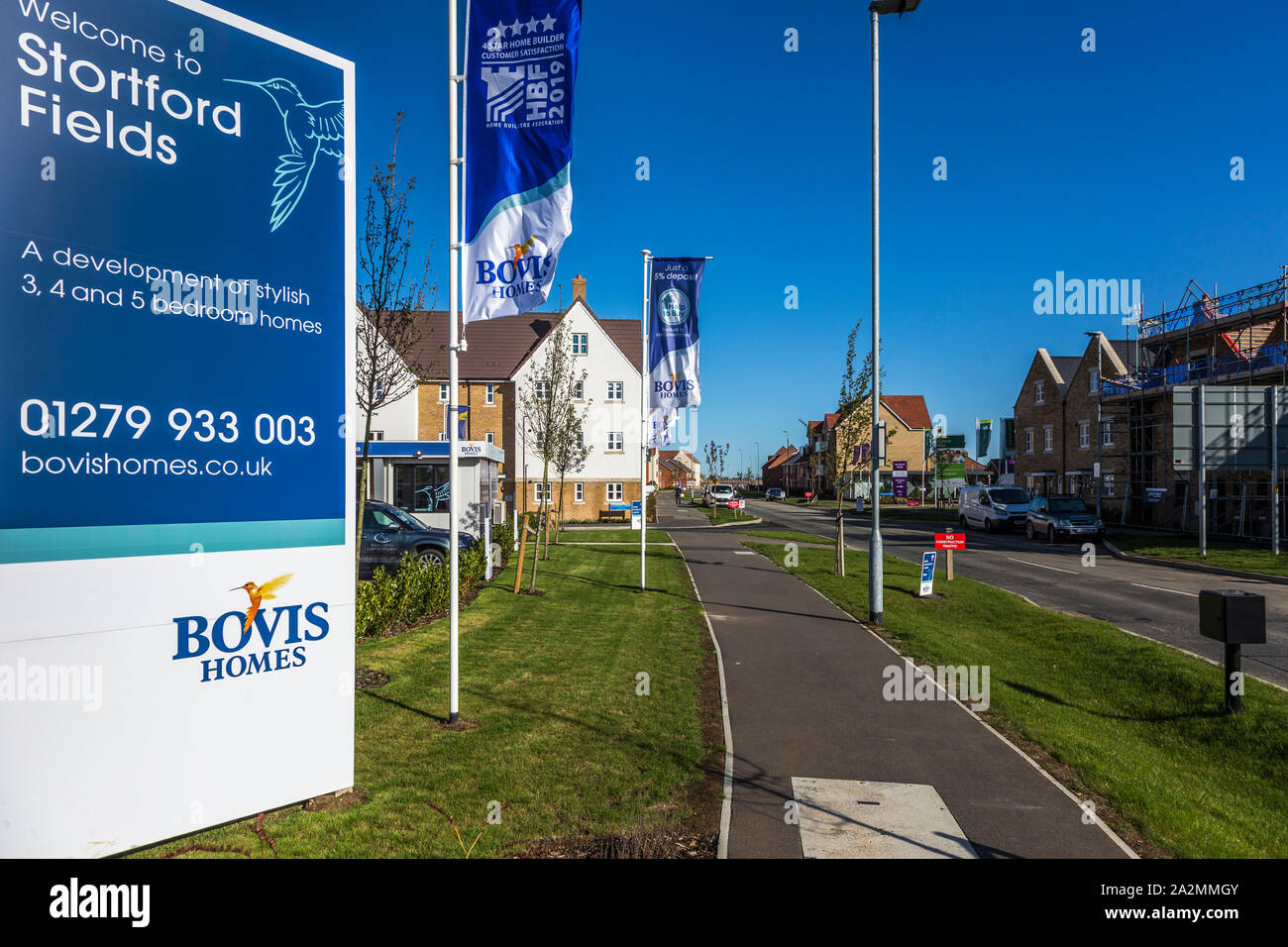 Stortford fields housing development hi-res stock photography and ...