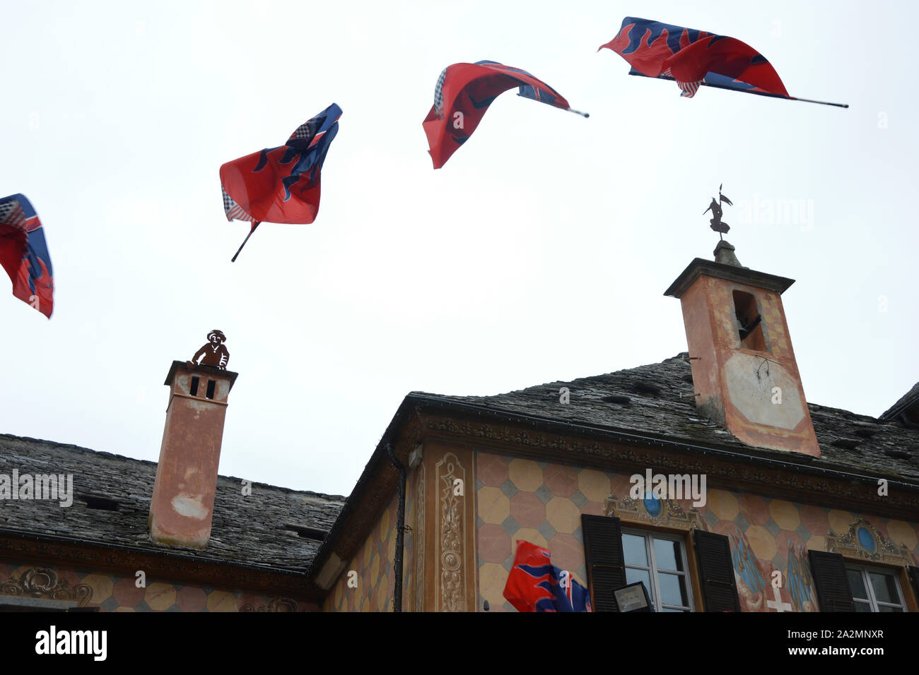 Italy, Santa Maria Maggiore, Chimney sweep party Stock Photo - Alamy