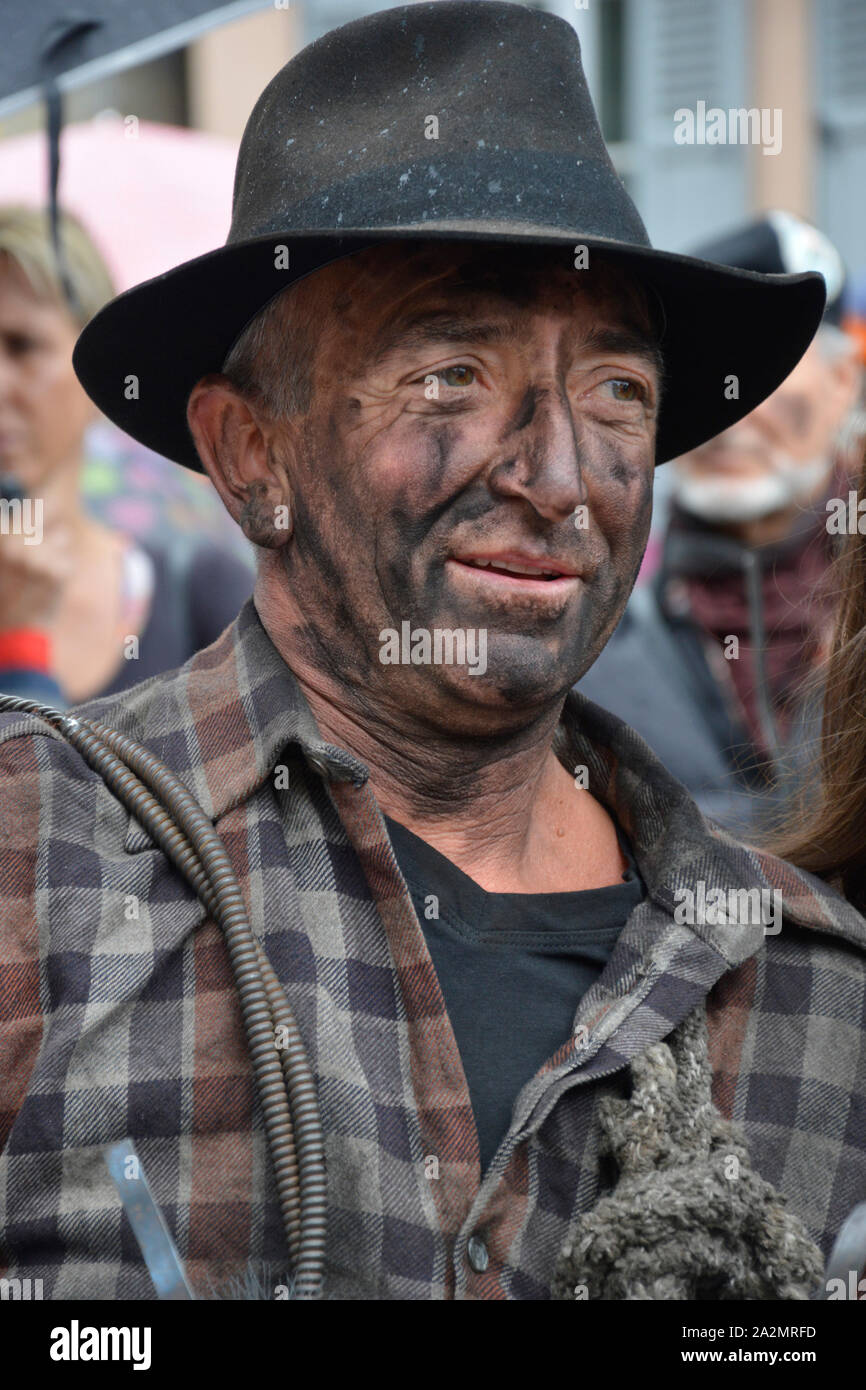 Italy, Santa Maria Maggiore, Chimney sweep party Stock Photo - Alamy