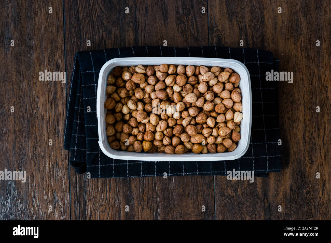 Roasted Macadamia Nuts in Plastic Box Container / Package. Organic Food ...