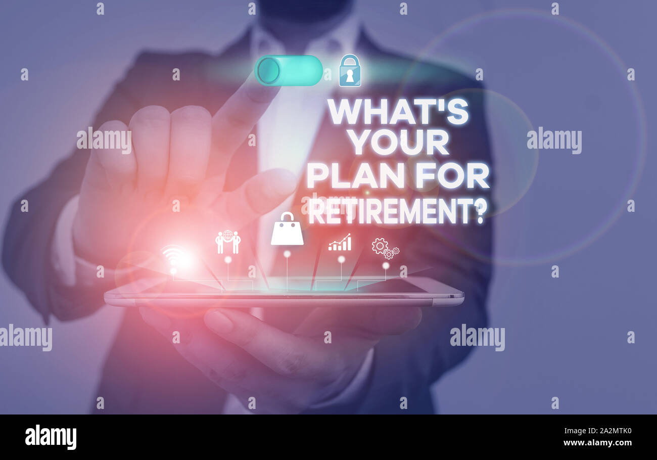 Handwriting text writing What S Your Plan For Retirement Question ...
