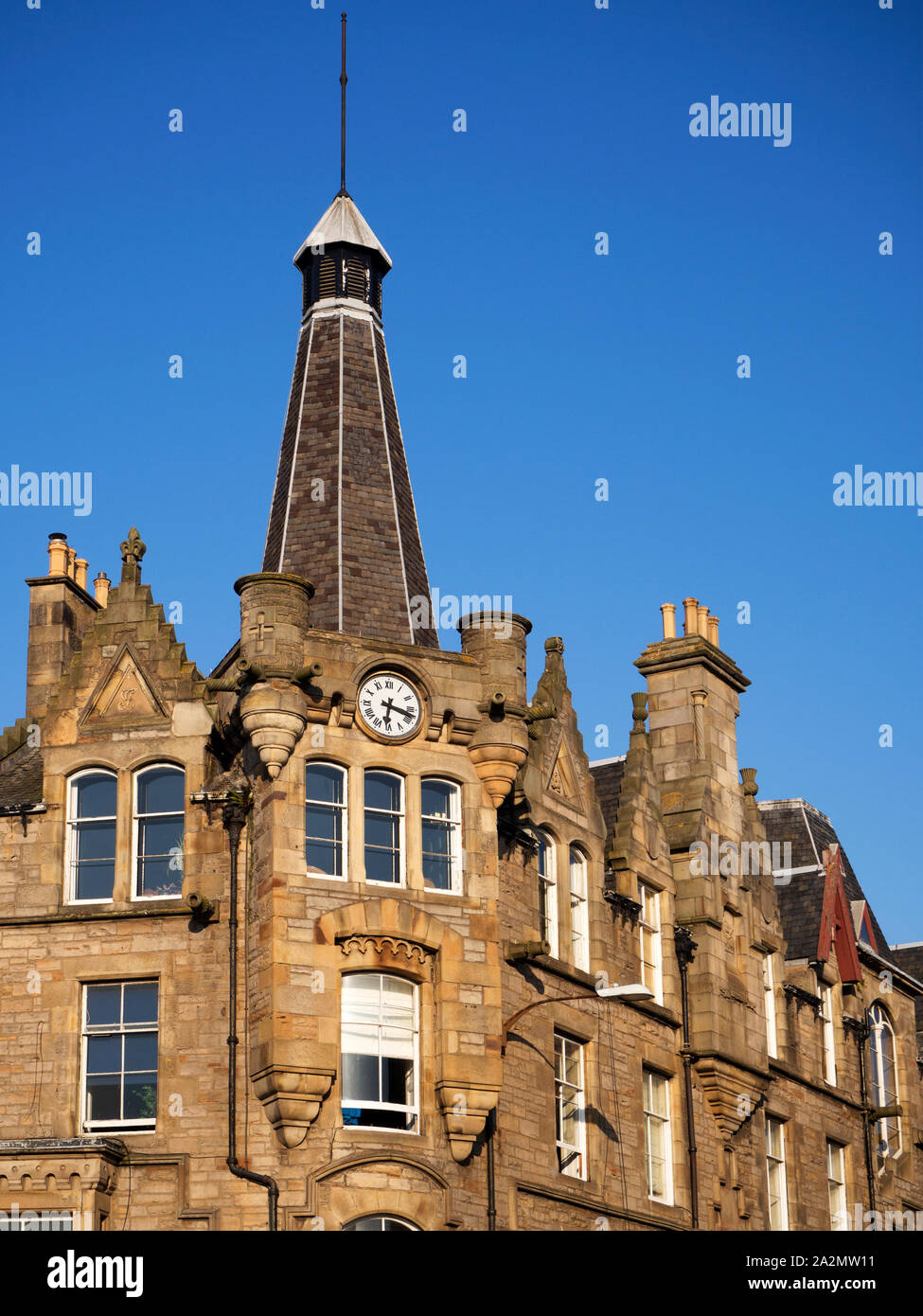 Clock Building on The Shore at Leith City of Edinburgh Scotland Stock ...