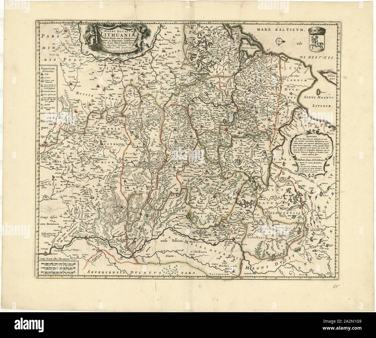 Map of de witt hi-res stock photography and images - Alamy