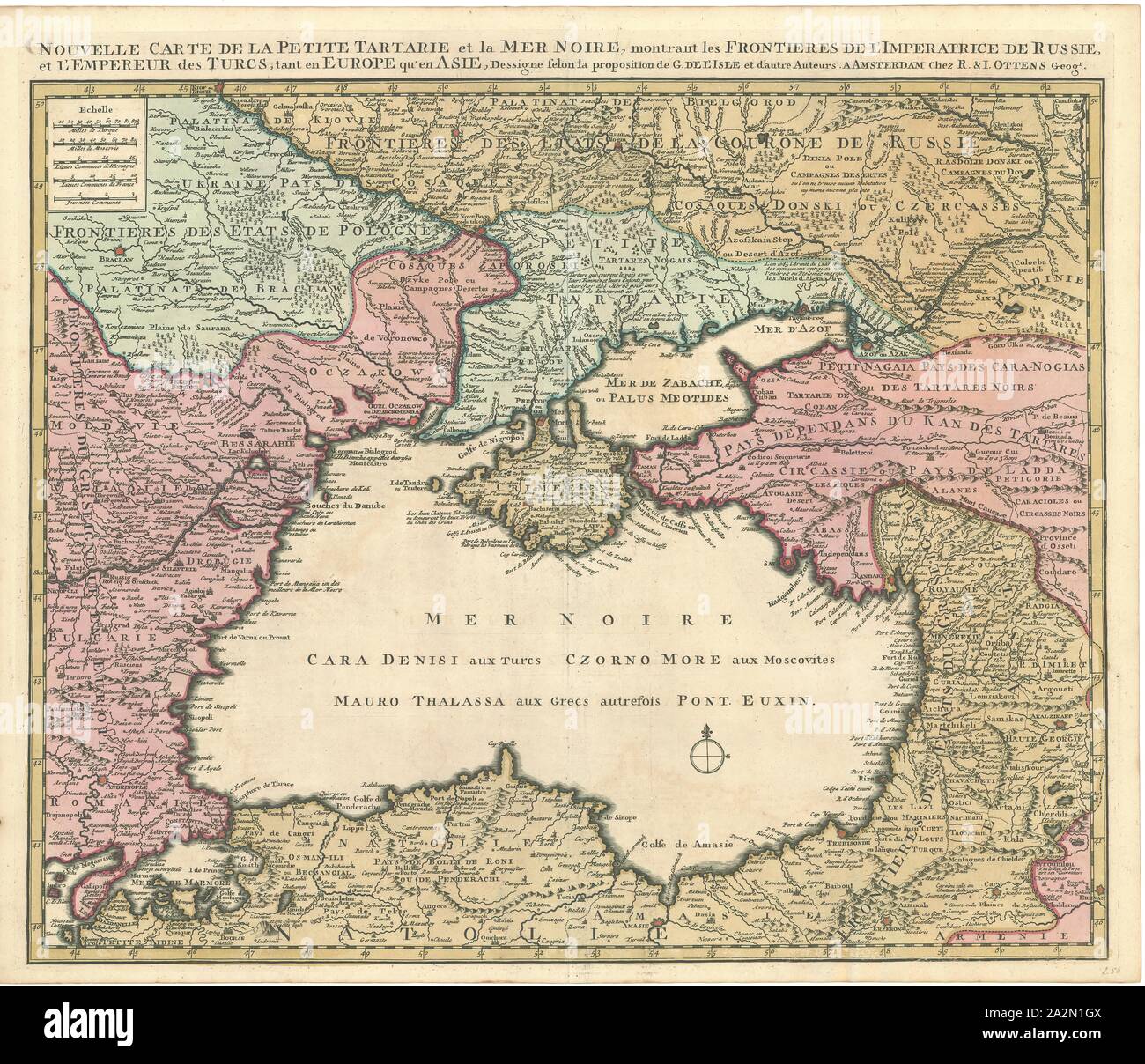 Map by guillaume de lisle 1675 1726 hi-res stock photography and images - Alamy