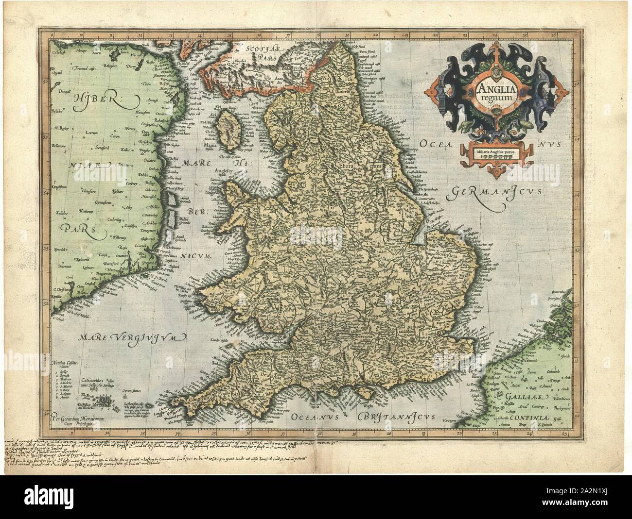Anglia map hi-res stock photography and images - Alamy