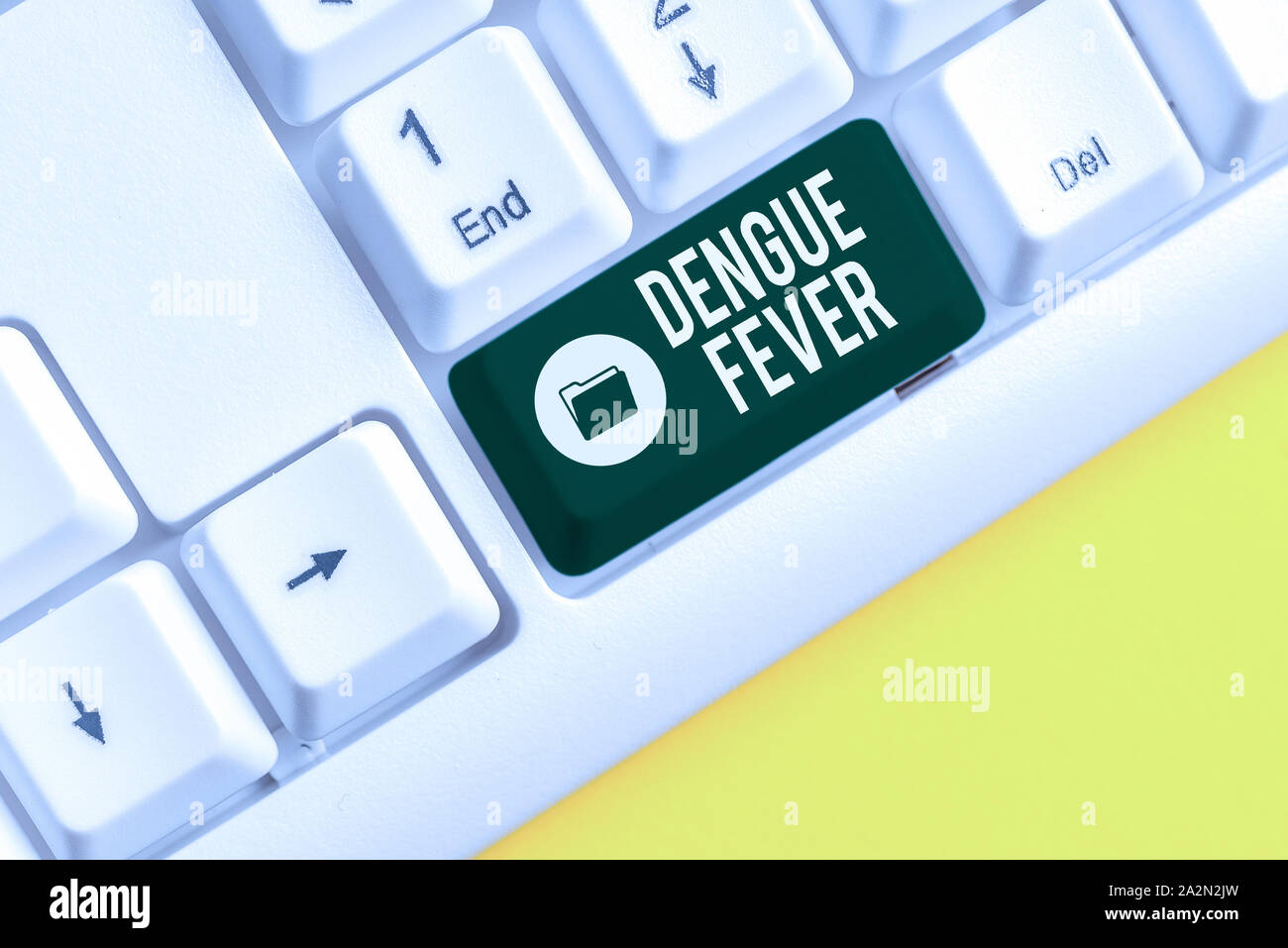Writing note showing Dengue Fever. Business concept for infectious ...