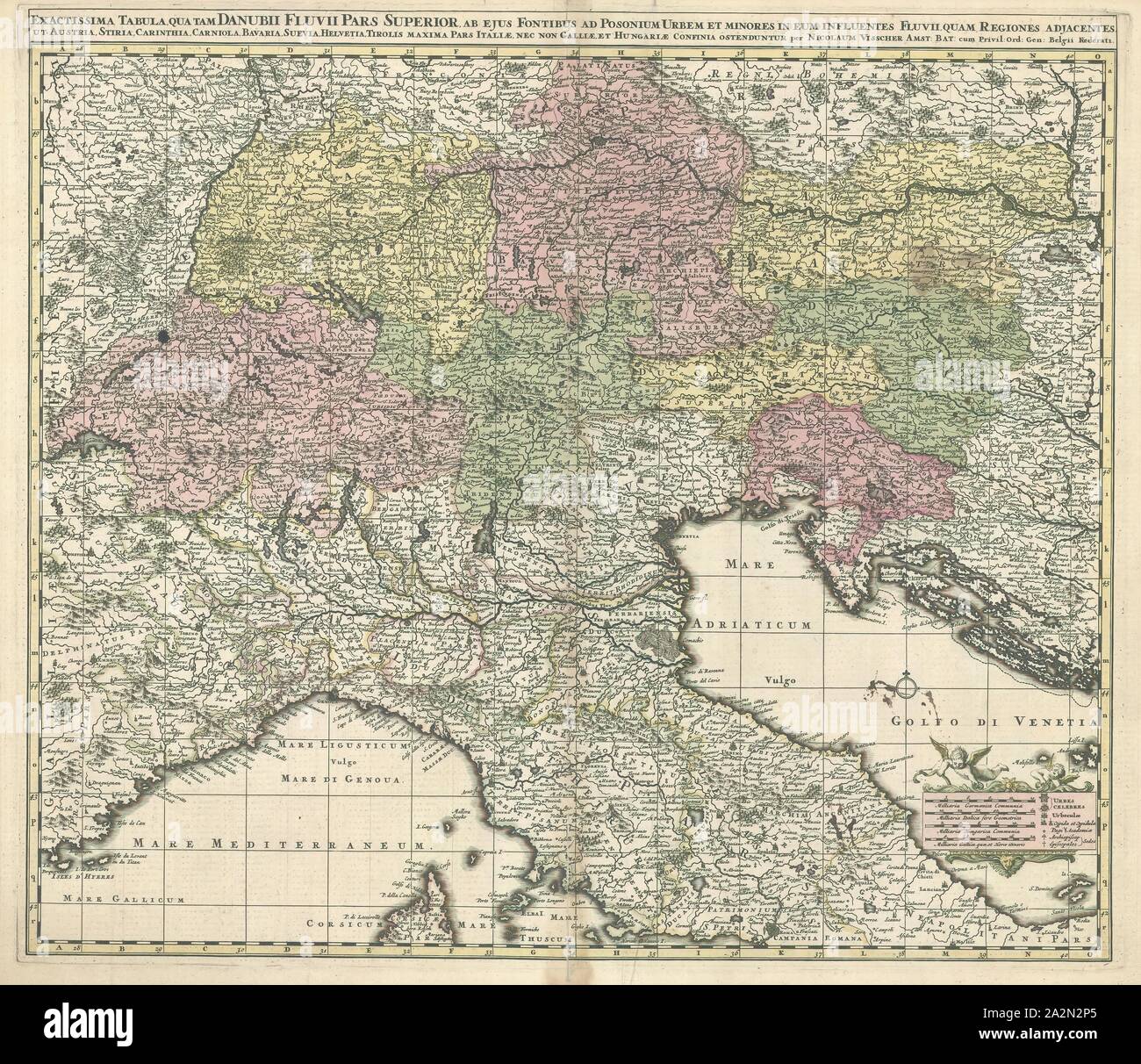 Visscher map hi-res stock photography and images - Alamy