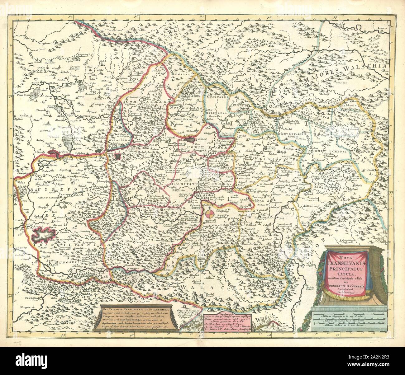 Nova transilvaniae principatus tabula hi-res stock photography and images - Alamy