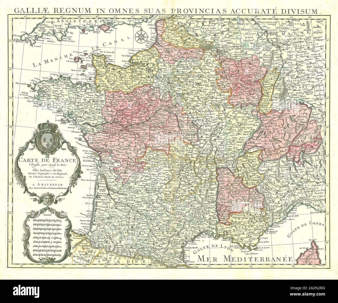 Carte de france dressee pour lusage du roy hi-res stock photography and ...