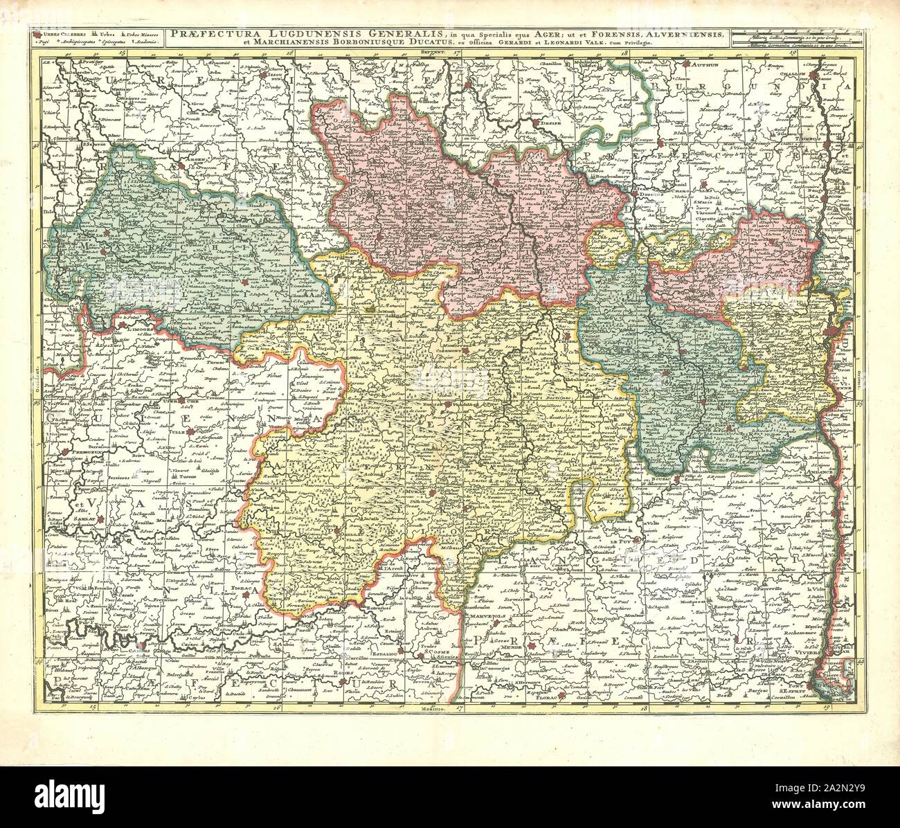Map, Praefectura Lugdunensis generalis, in qua specialis ejus Ager; ut ...