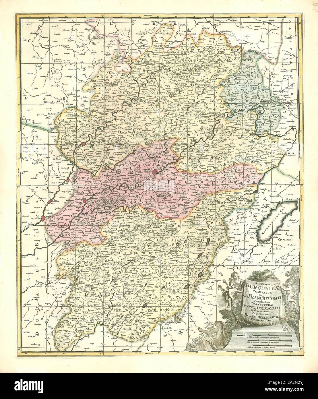 Map of franche comte hi-res stock photography and images - Alamy