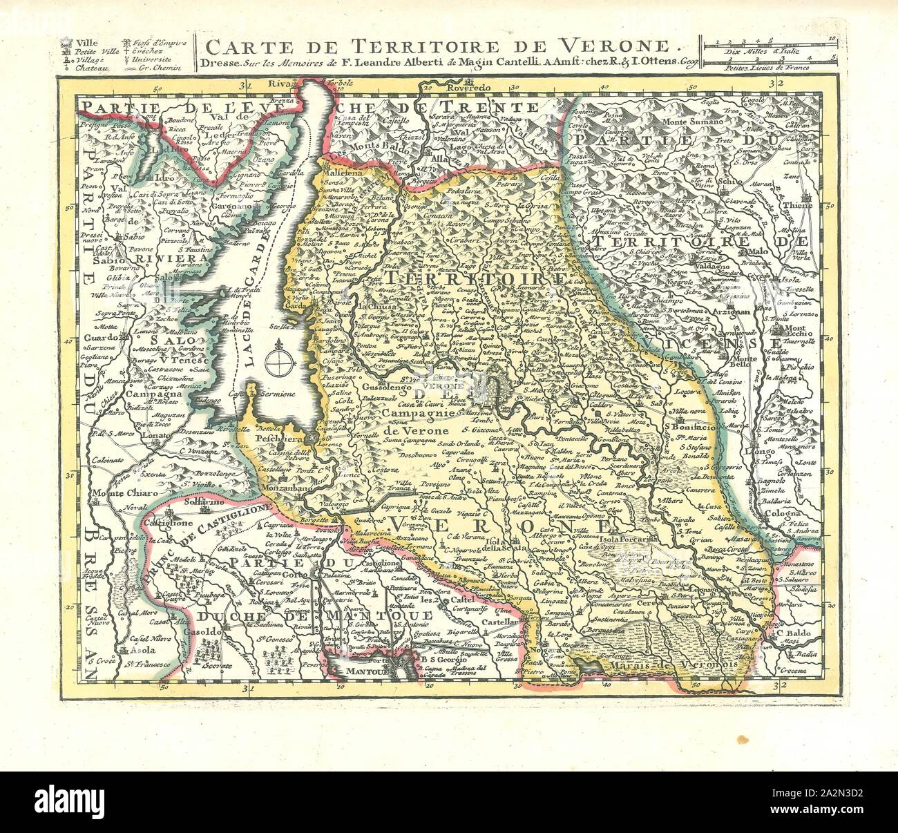 Carte de territoire de verone hi-res stock photography and images - Alamy