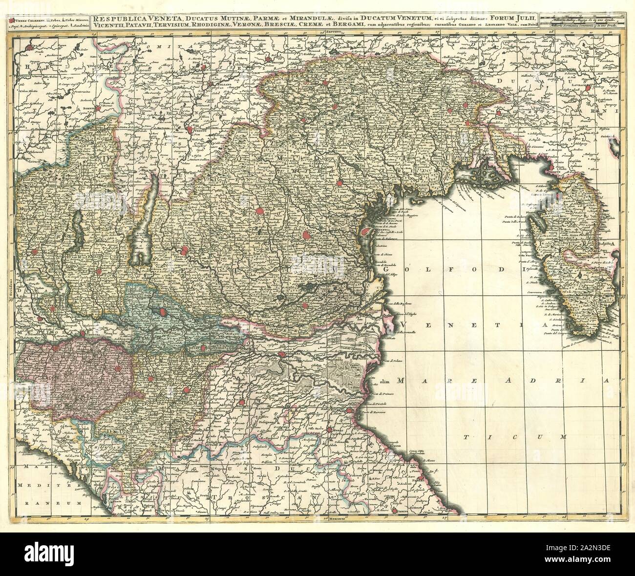 Veneta map hi-res stock photography and images - Alamy