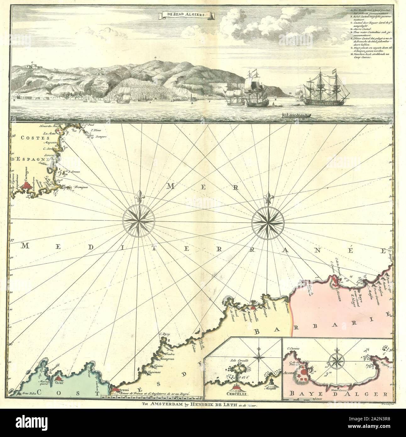 1703 map hi-res stock photography and images - Alamy