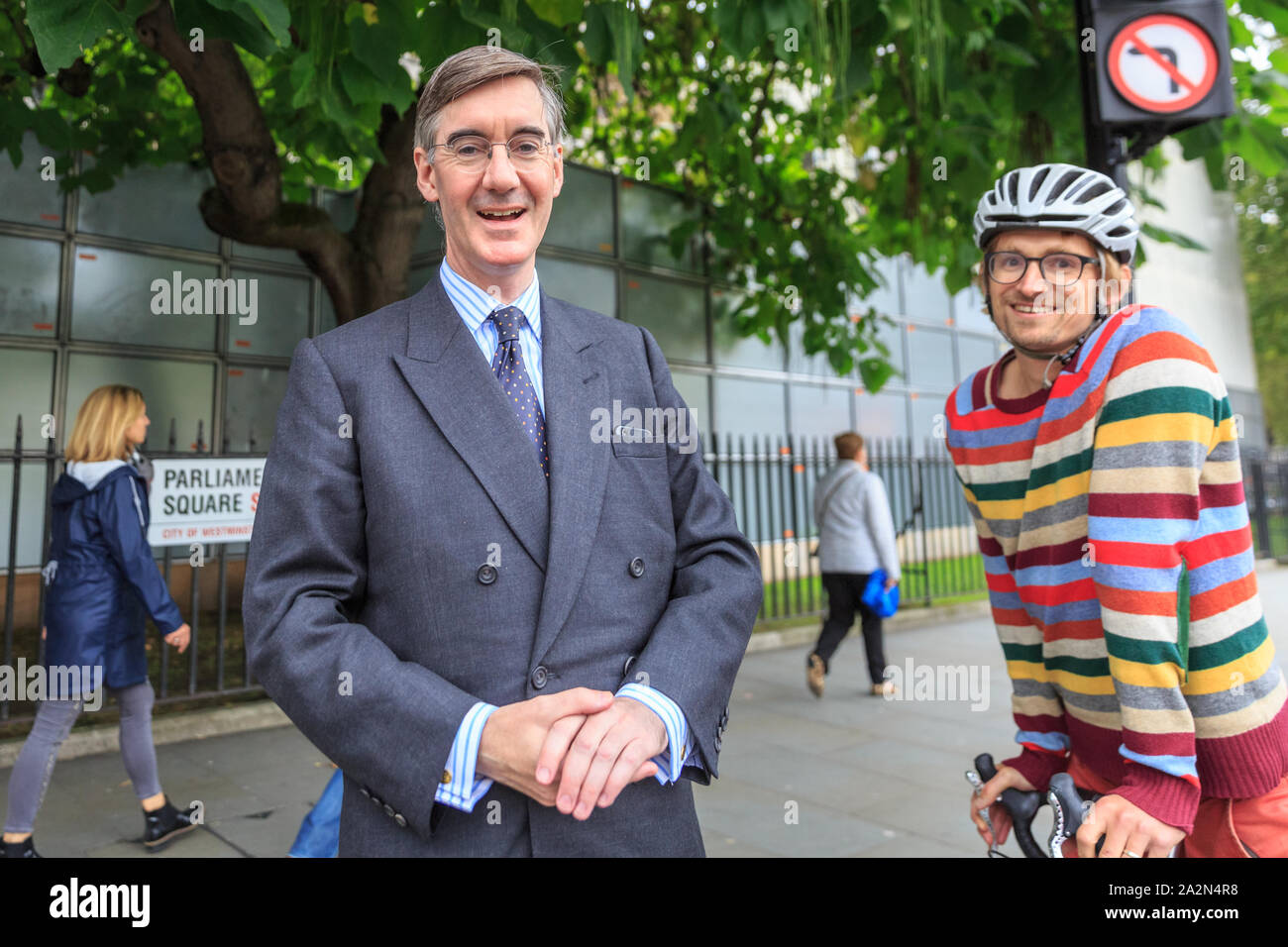 Leader of the house of commons jacob rees mogg in westminster hi-res ...