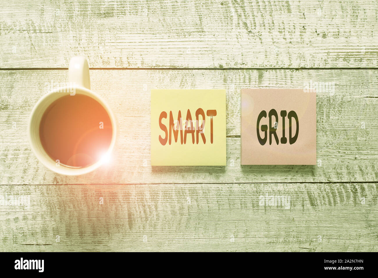 Handwriting text writing Smart Grid. Conceptual photo includes of ...